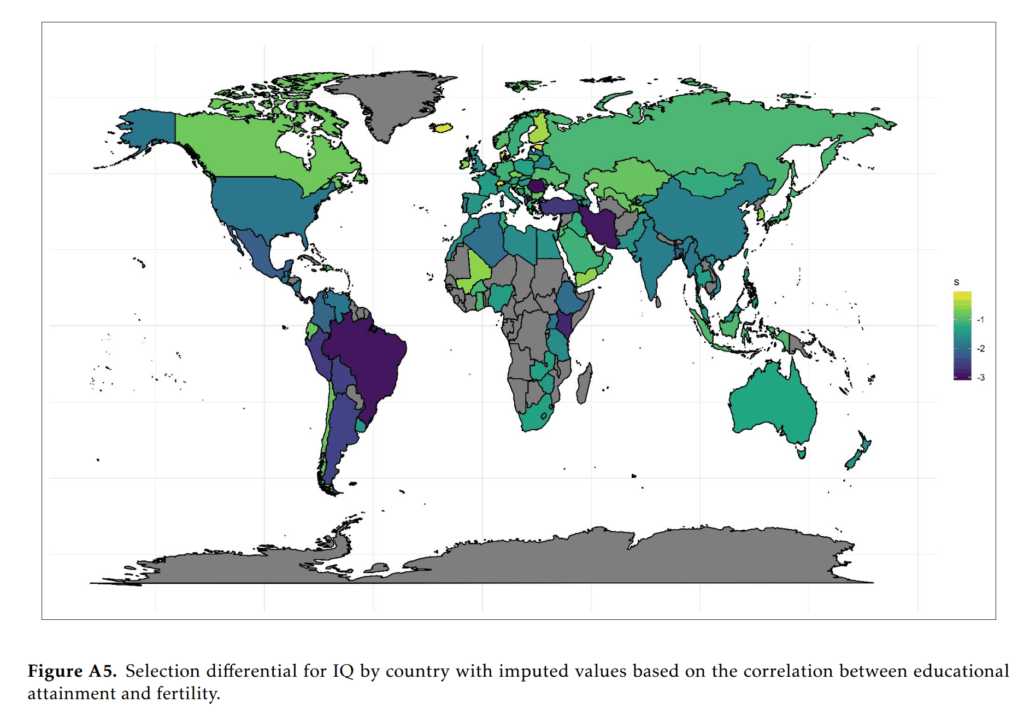 Who has how much dysgenics? The worldwide picture – Clear Language ...