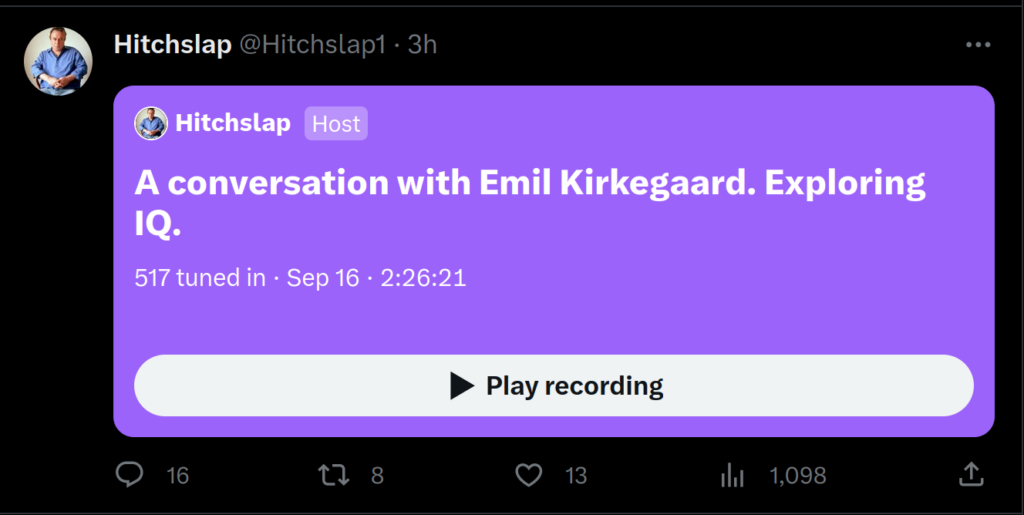Interview with me by Hitchslap on intelligence, polygenic scores ...